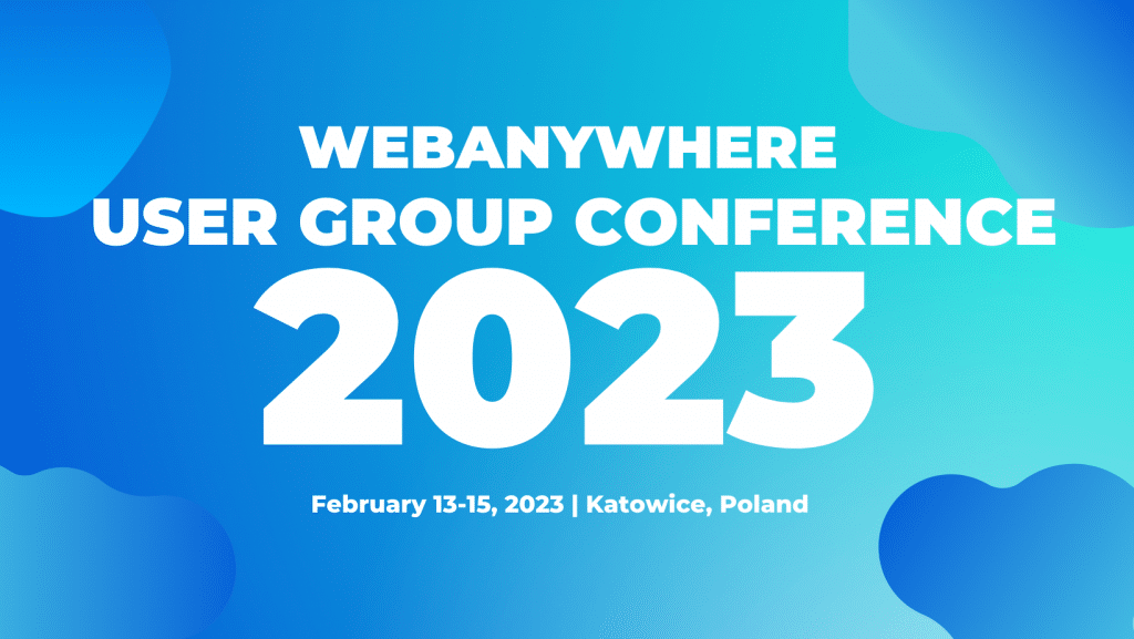 Events - Webanywhere